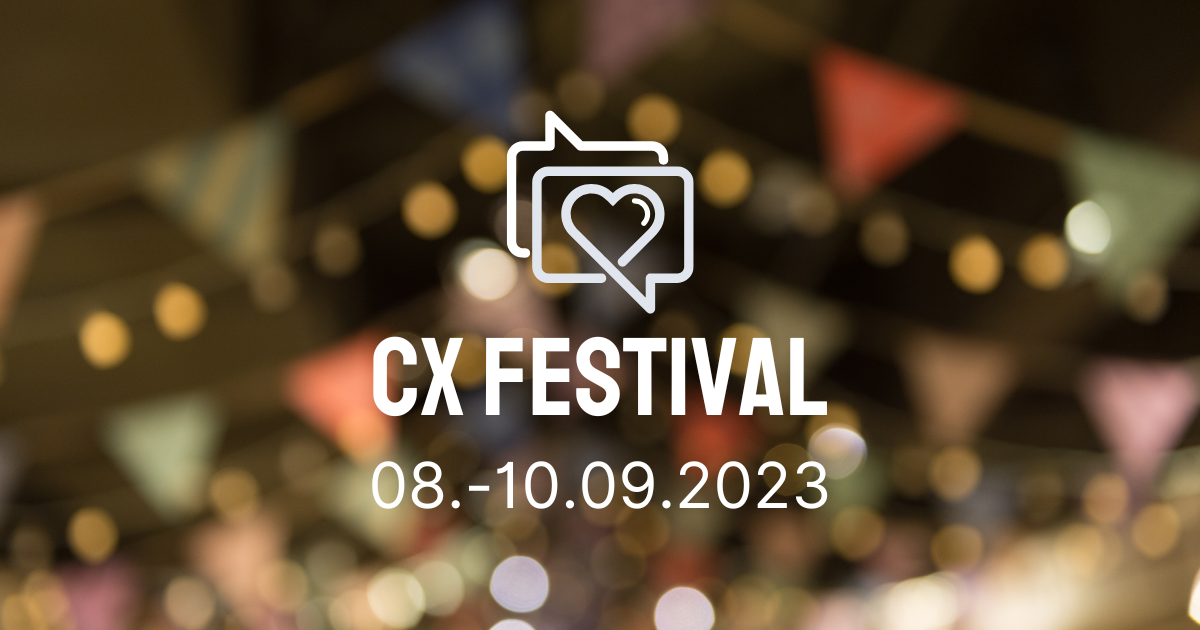 CX Festival 2024 - vol 2 - 05-07. September 2024